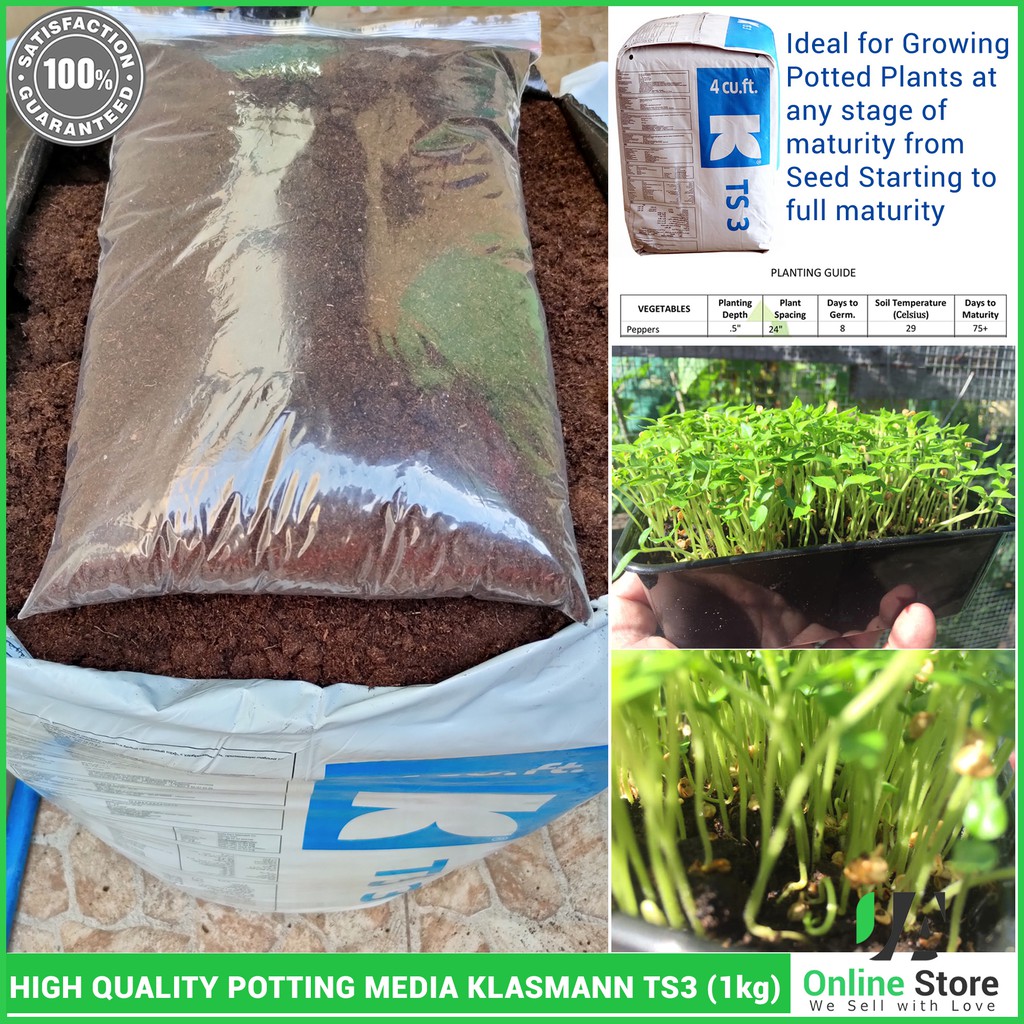 High Quality Potting Media / Seeds Germination TS3 by Klasmann Repacked ...