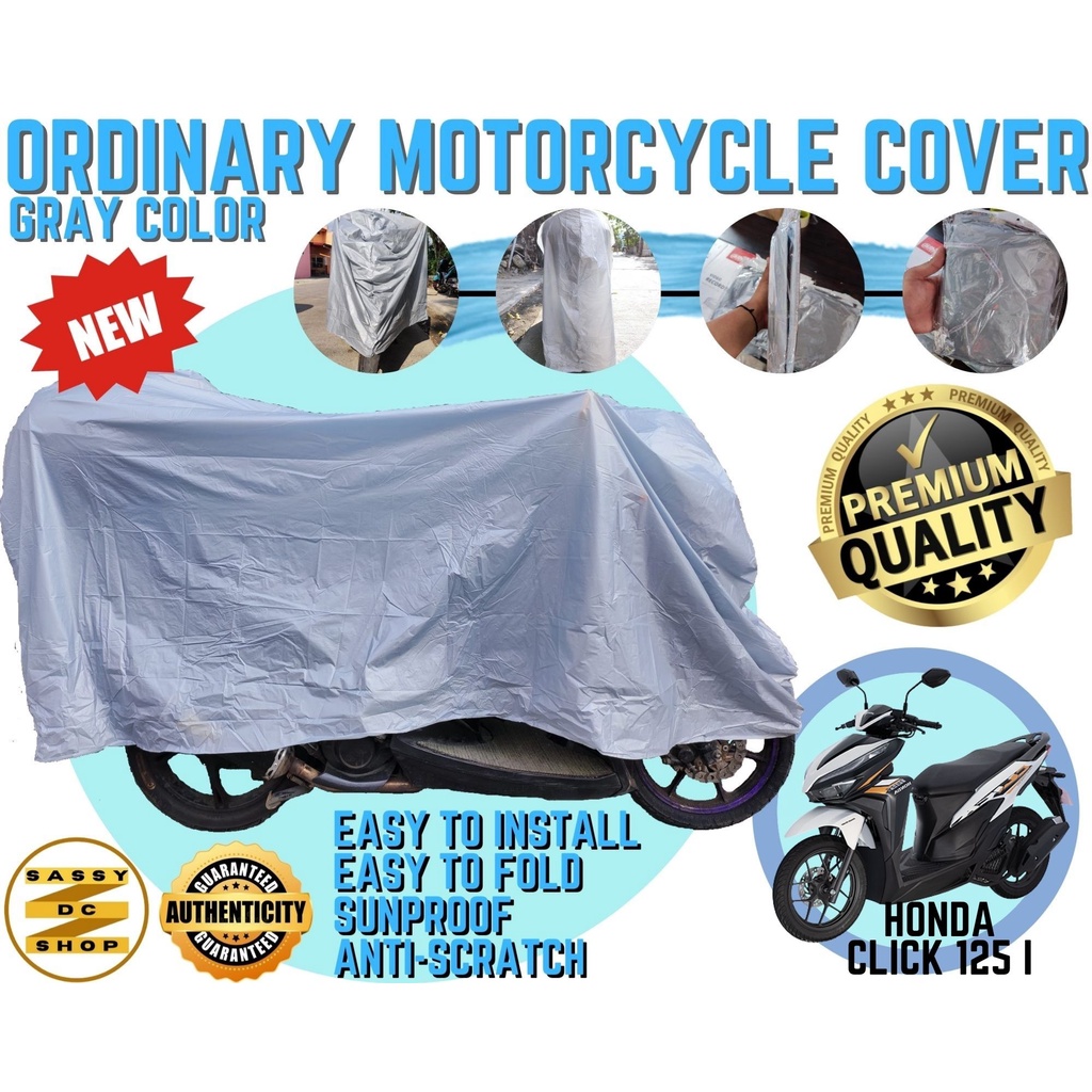 MOTOR COVER | HONDA Click 125i | ORDINARY MOTORCYCLE COVER | MC GREY ...