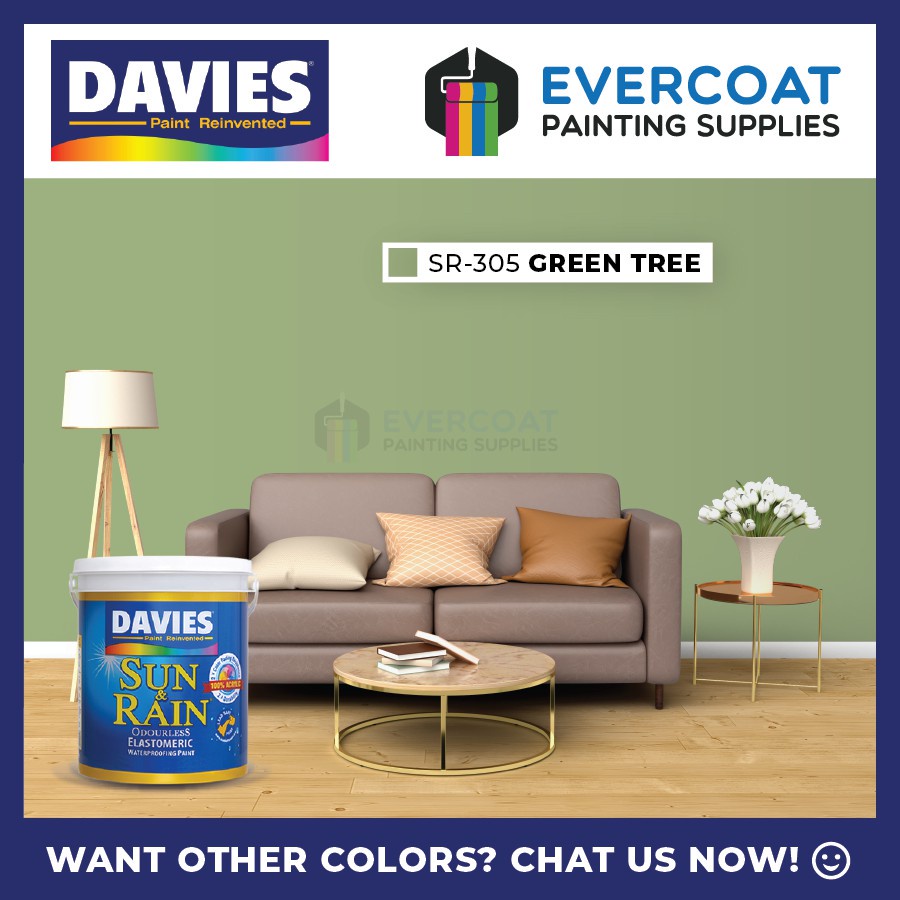 Davies Paints Sun & Rain 1-Liter (Aqua & Greens) | Shopee Philippines