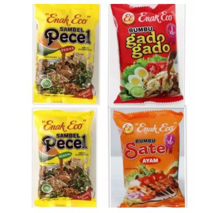 Indonesian Gado Gado Pecel Satay Peanut Sauce Enak Eco Authentic ...