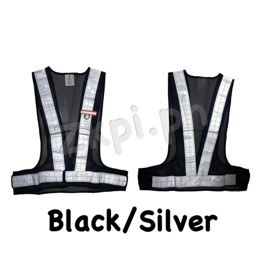 Eskeleton Type Reflectorize Vest Safety Vest with ID Holder | Shopee ...