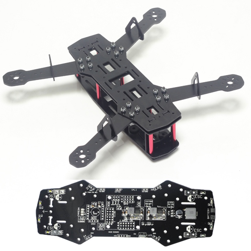 ZMR250 Quad Frame Pure Carbon Drone Mini 250 FPV UAV Airframe Glass ...