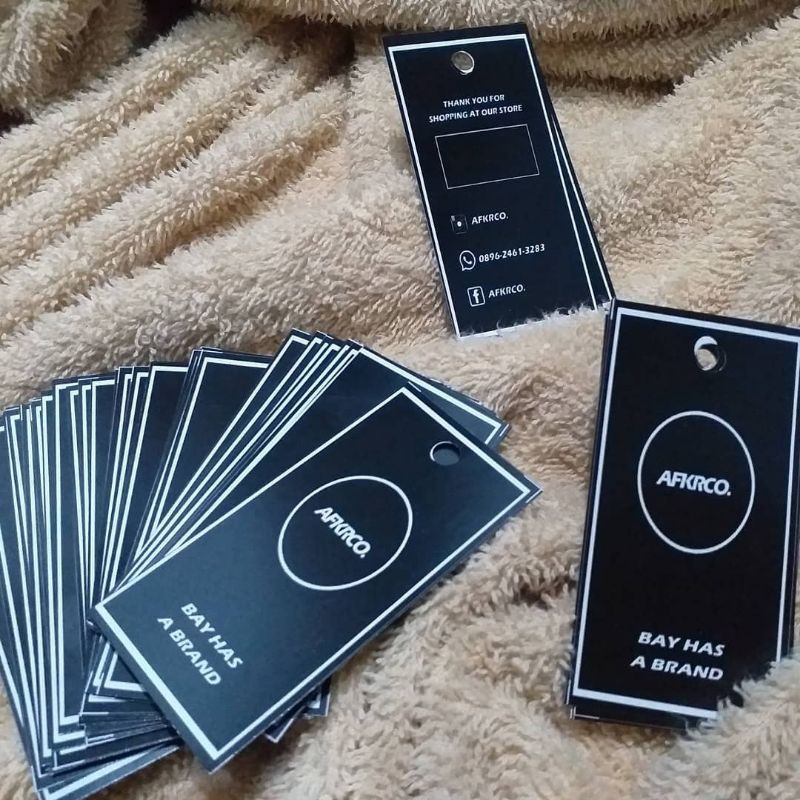 Handtag Clothes HANDTAG LABEL HANDTAG HIJAB HANGTAG LABEL HANGTAG Thick ...