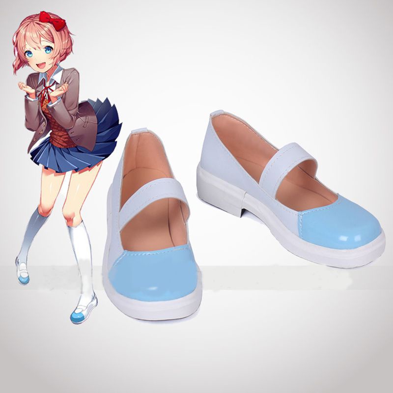 Literature Doki Doki Club Monika Cosplay Shoes Sayori Yuri Shoes Women ...