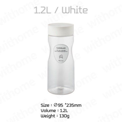 [Lock&Lock] LocknLock Easy Open Water Bottle 1.2L / 1.5L (Navy, White ...