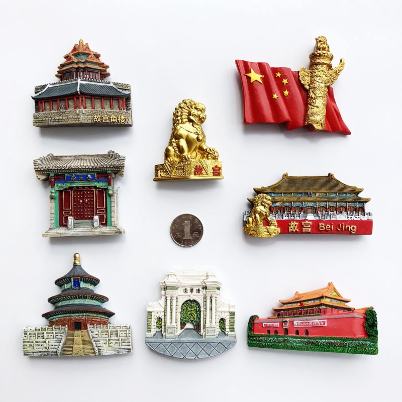 Country Souvenirs Fridge Magnets Moscow Russia Decoration Commemorative ...