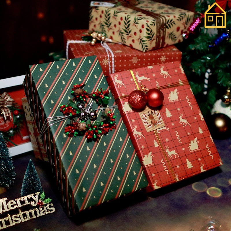 70*50cm Christmas Wrapping Paper / Packing Paper Vellum Paper Origami ...