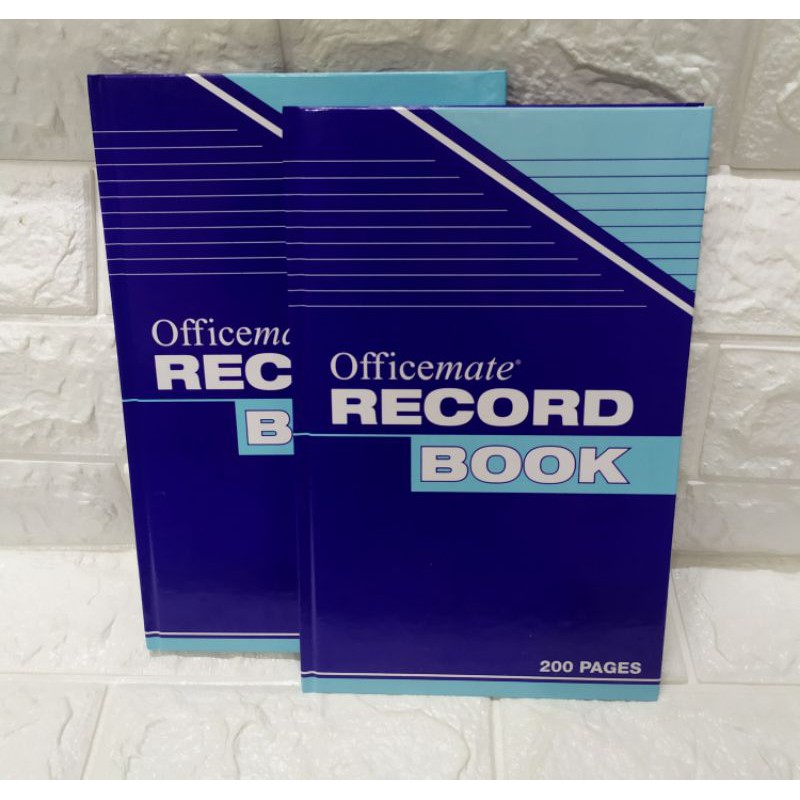 RECORD BOOK/LOG BOOK OFFICEMATE (200pages) | Shopee Philippines
