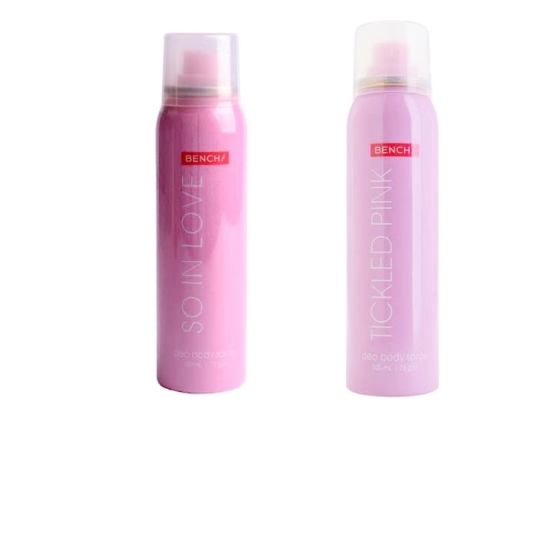 Bench So In Love & Tickled Pink Deo Body Spray | Shopee Philippines