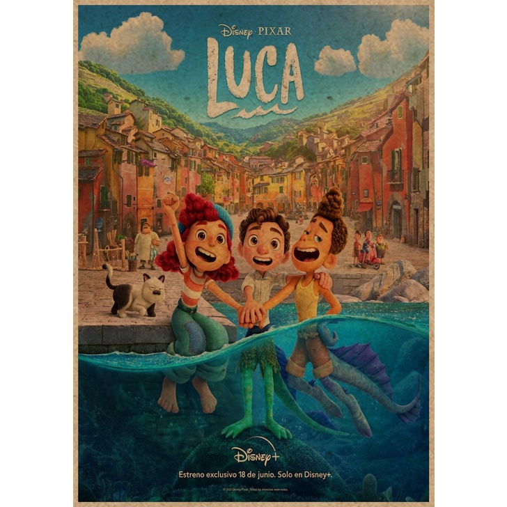 The Adventure Animation Film Luca Jointly Produced by The Walt Disney ...