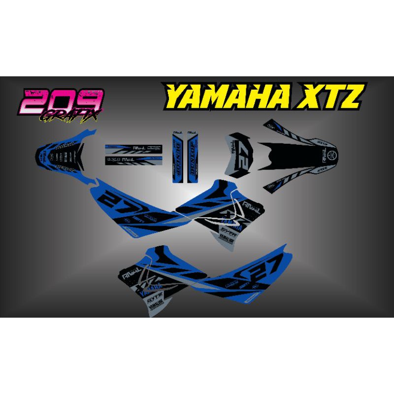 Yamaha XTZ full body decals | Shopee Philippines