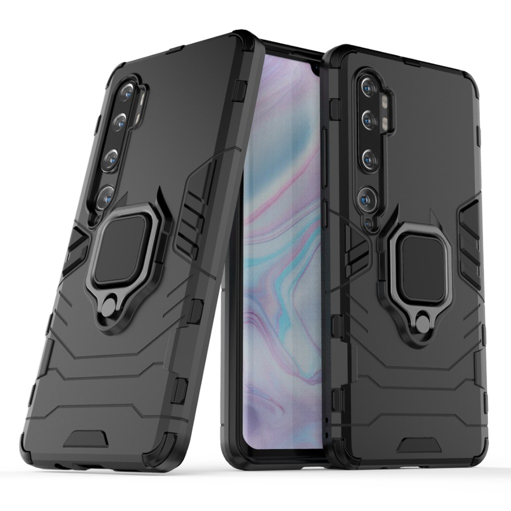 Xiaomi Mi Note 10 Case Hard Plastic Armor Back Cover Shockproof HP ...