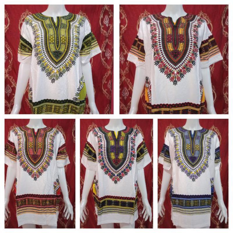 Dashiki/Bohemian Avenio Polo Batik | Shopee Philippines
