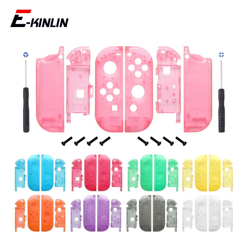 Translucent Left Right Controller Housing Shell Clear Case Replacement ...