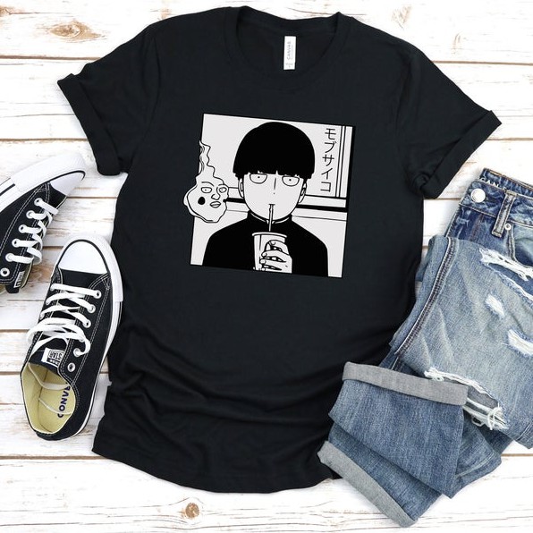 Mob Psycho 100 Anime Tshirt - 4shaPrints High Quality Print and Cotton ...