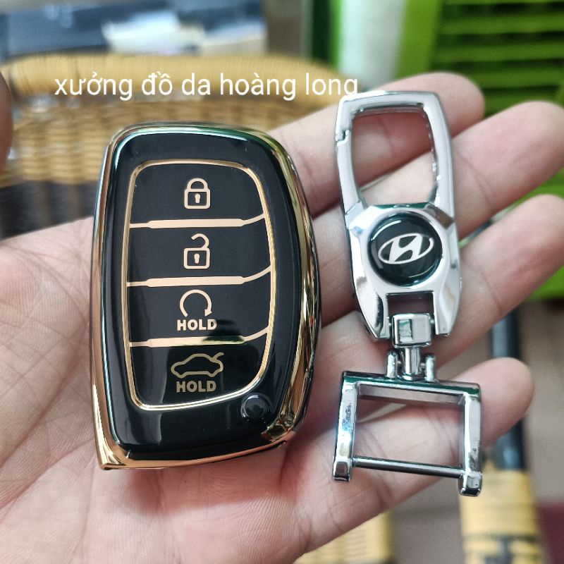 Luxury and durable TPU key case for Hyundai Creta 2022 -2024 - 4-button ...