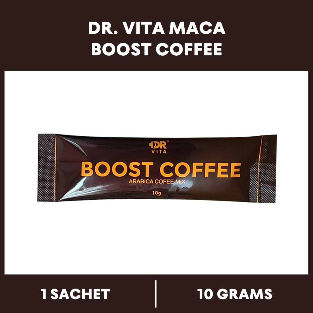 [1 SACHET] BEST SELLER ORIGINAL DR. VITA MACA BOOST COFFEE 10g | Shopee ...