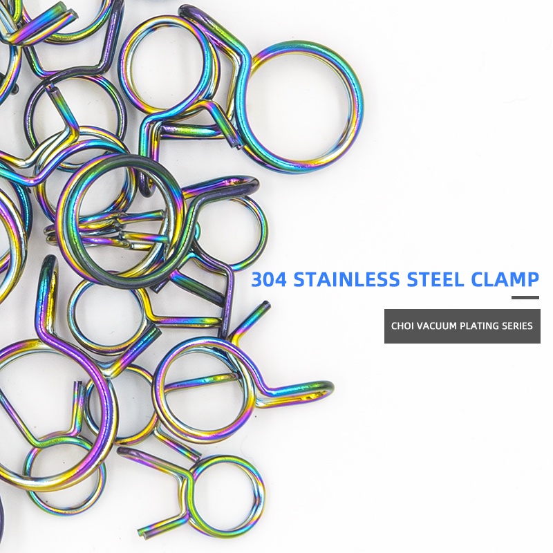 Motorcycle modified scooter stainless steel clamp clamp clamp pipe ...