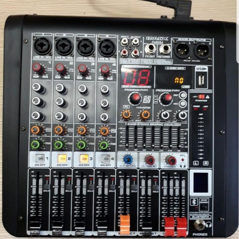 IMIX by Trident CURVE 4 Professional 4'' Channel Mixer with 32-Bit DSP ...