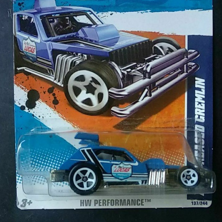 Diecast Hot Wheels AMC Greased Gremlin blue | Shopee Philippines