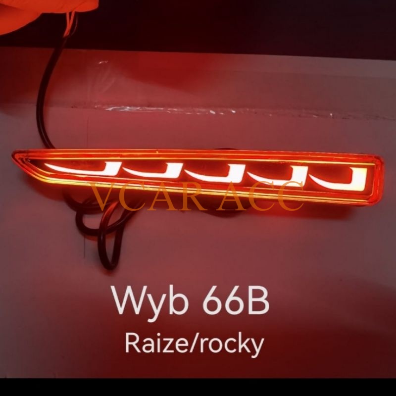 Toyota raize / daihatsu rocky rear bumper reflector lamp with plasma ...