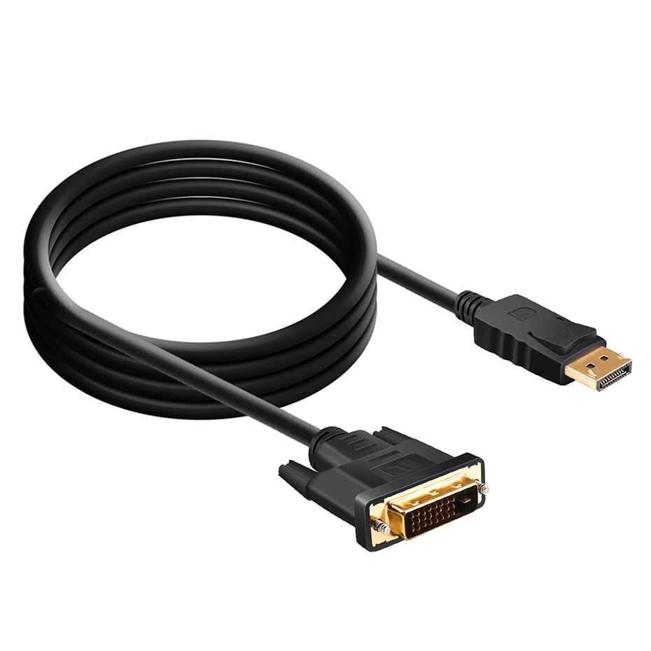 DP Display-port to DVI Cable 1.8M DP to DVI Adapter Converter ...