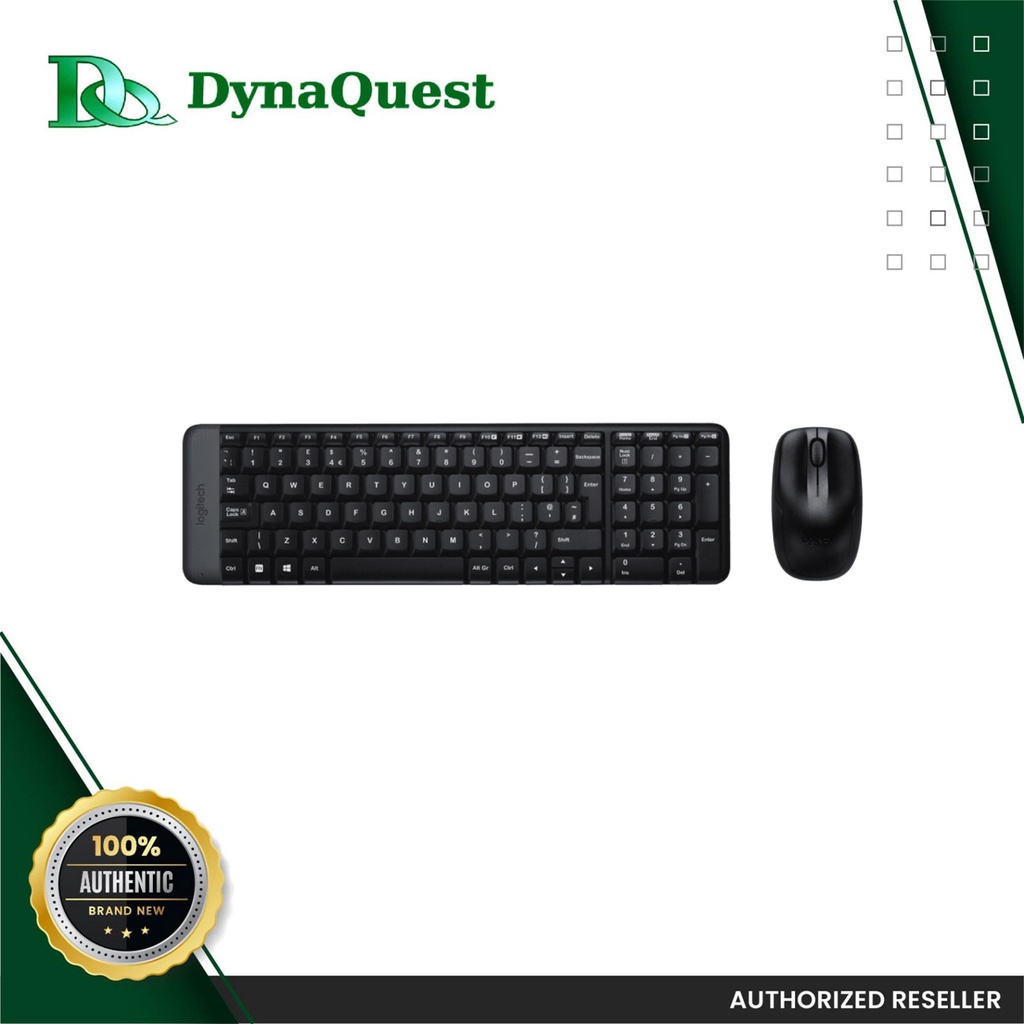 Logitech MK220 Wireless Desktop Keyboard + Optical Mouse Combo | Shopee ...