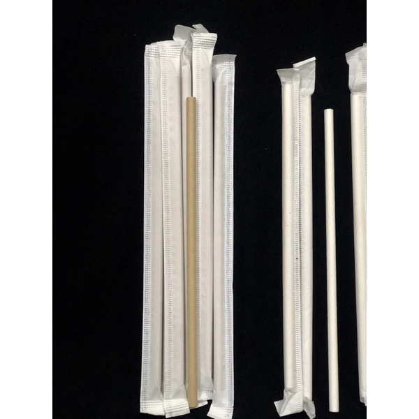 Individually Wrapped Paper Straw 100pcs | Shopee Philippines