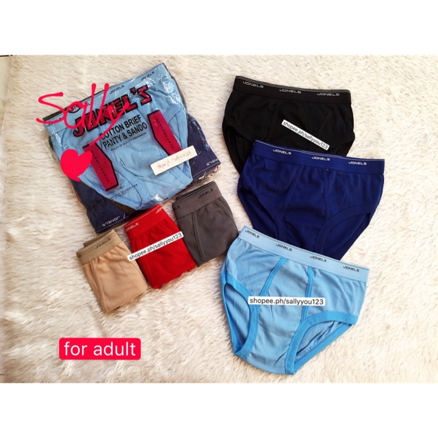 JONEL’S Men’s Cotton Stretchable Comfortable Underwear Brief - 6 pcs ...