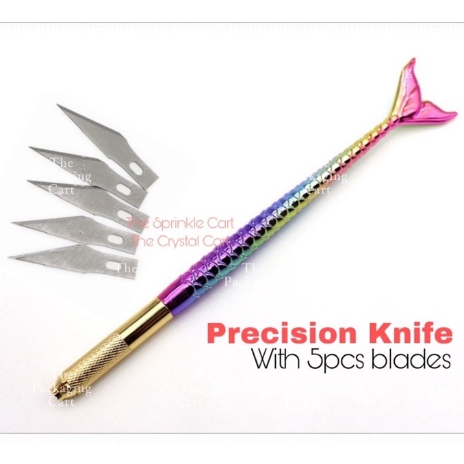 Mermaid Precision Knife with Blade Craft Knife Baking Craft Arts ...
