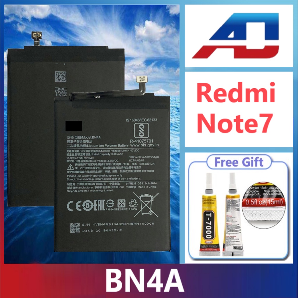 battery xiaomi BN4A Redmi Note 7, Redmi Note 7 Pro | Shopee Philippines
