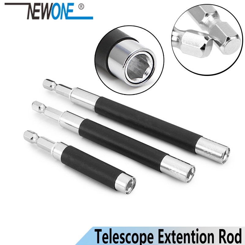 &80-140mm Telescopic Connecting Rod Screw Socket Drill Bit Holder ...