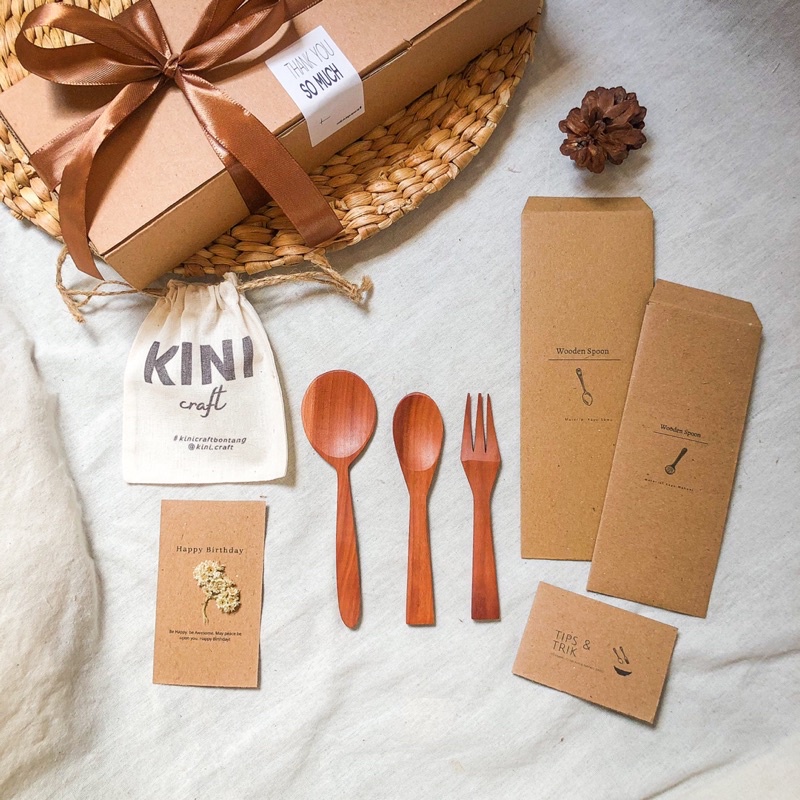 KAYU Ready Hampers Spoon Sawo (Wood Tableware) | Shopee Philippines