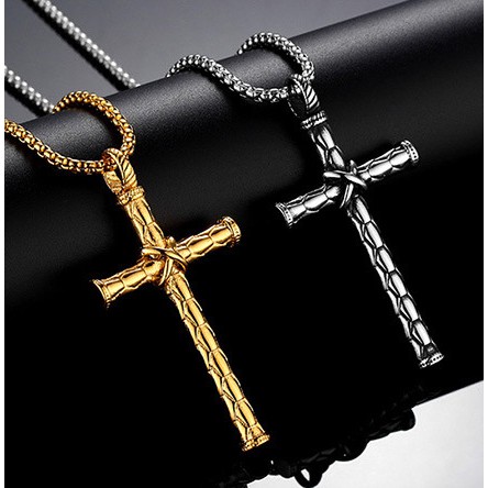 Titanium Steel Cross Pendant Necklace Jewelry Accessories Wholesale ...