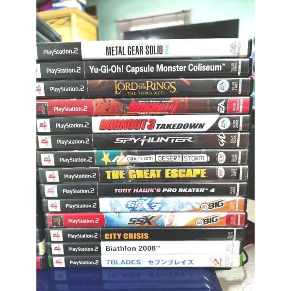 PS2 Games All Original (NTSC - U/C) Playstation Games Batch 2 | Shopee ...