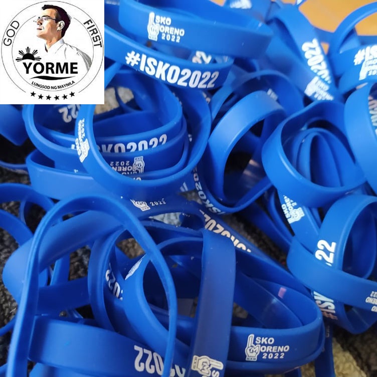 Isko Moreno 2022 God First Bilis Kilos Baller Band Wristband Silicone ...