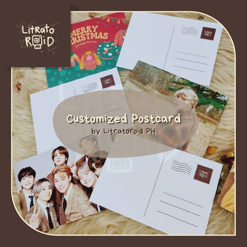 Customized Postcard (min. 4 pcs) | Shopee Philippines