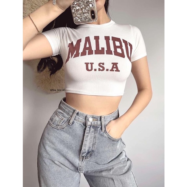 Malibu Statement Crop Top For Women | Shopee Philippines