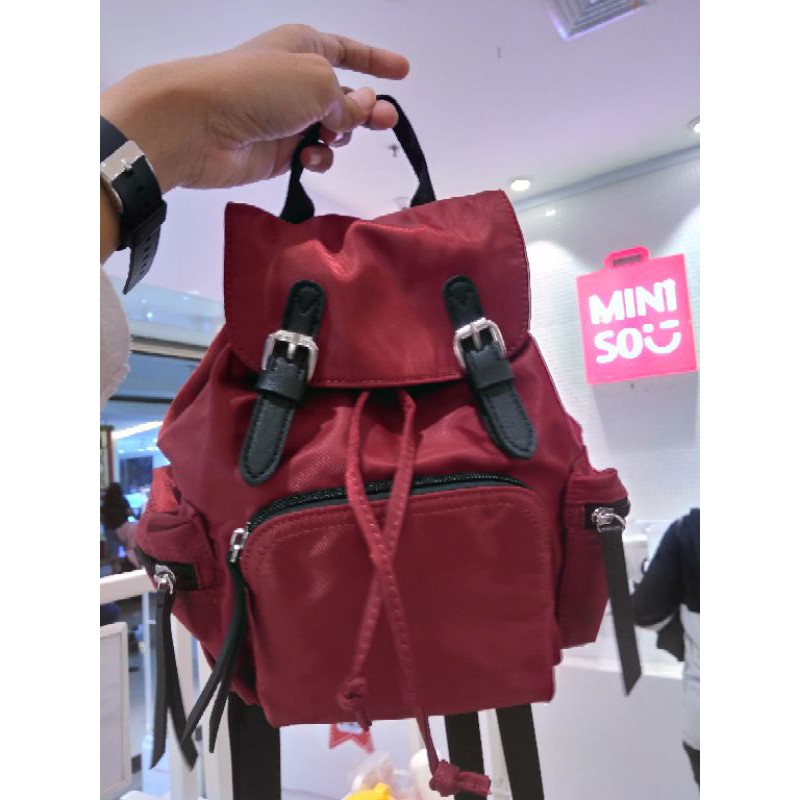 Miniso Korean Backpack | Shopee Philippines