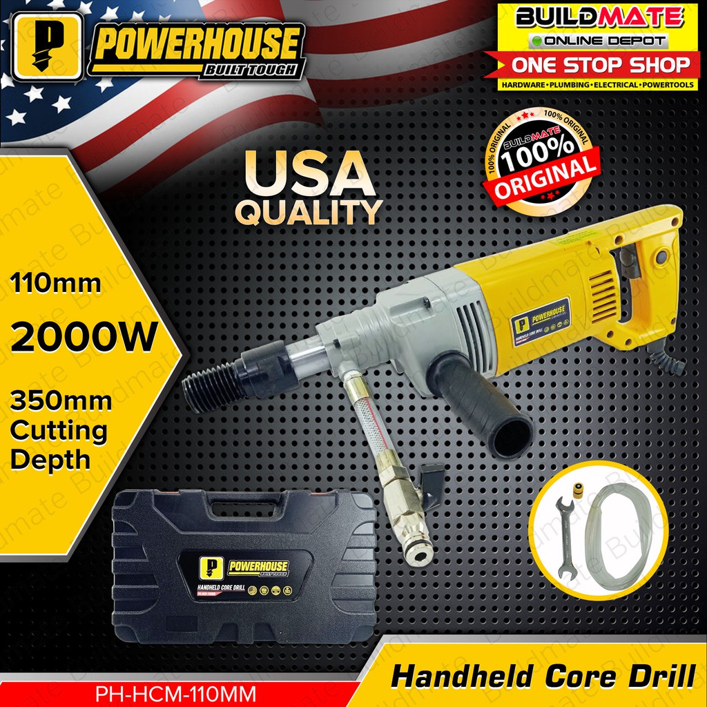 POWERHOUSE Diamond Core Coring Drill Machine 2000W PH-HCM-110MM ...