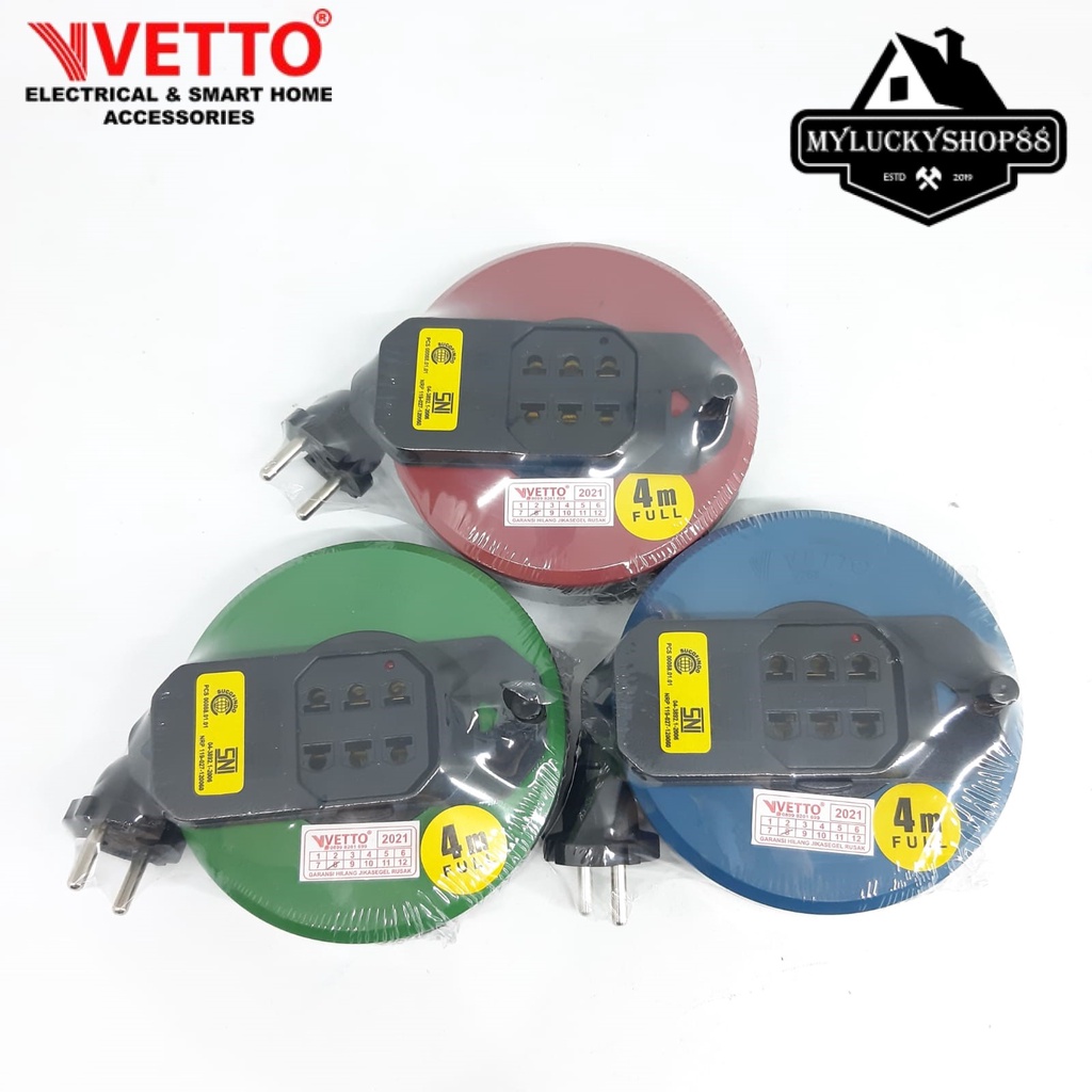Vetto Donut Cable Box 4 Meters Full SNI V268 Cable Roll 4M Roll ...