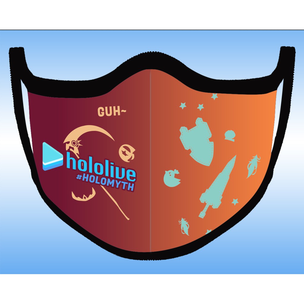 Mori Calliope X Kiara Takanashi Inspired Mask Hololive Vtuber EN ...