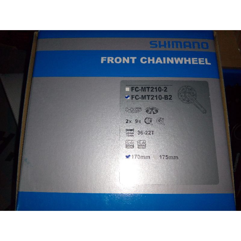 SHIMANO FC-MT210 hallowtech 2x 9 speed CRANK | Shopee Philippines