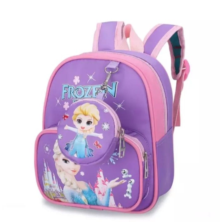 Disney Cartoon Elsa-Frozen Kindergarten & Elementary School Bag For ...