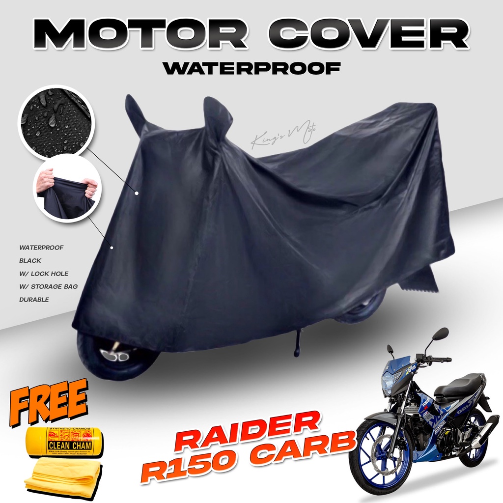 RAIDER R150 CARB MOTOR COVER | Original Universal Cover For All Motors ...