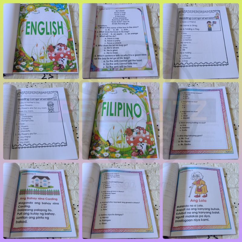 SHORT STORIES BOOK (ENGLISH & FILIPINO) FOR GRADE 1 TO GRADE 3 | Shopee ...