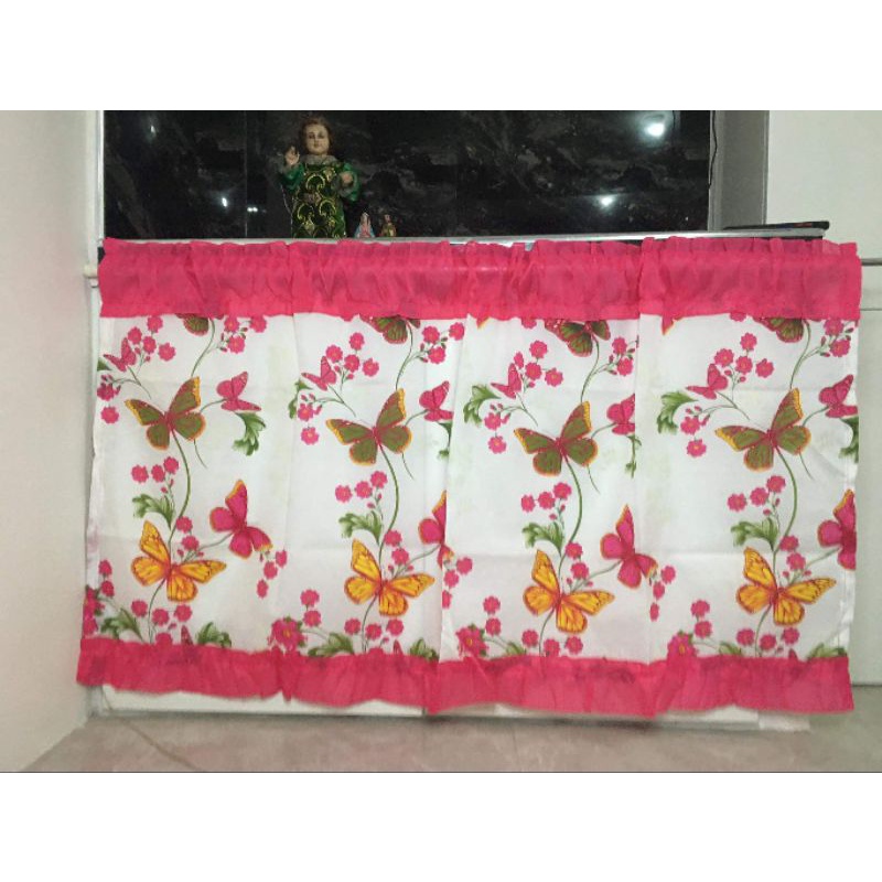 Lababo kitchen curtain(mariposa) | Shopee Philippines