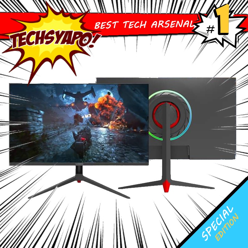NVISION QD27TNS 27INCH FHD FLAT 165HZ DP / 144hz HDMI GAMING MONITOR pc ...