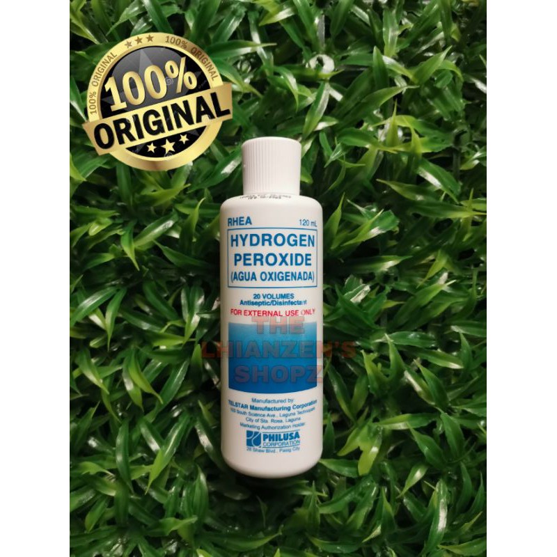 RHEA Hydrogen Peroxide (Agua Oxigenada) 120ML 500ML 1000ML | Shopee ...