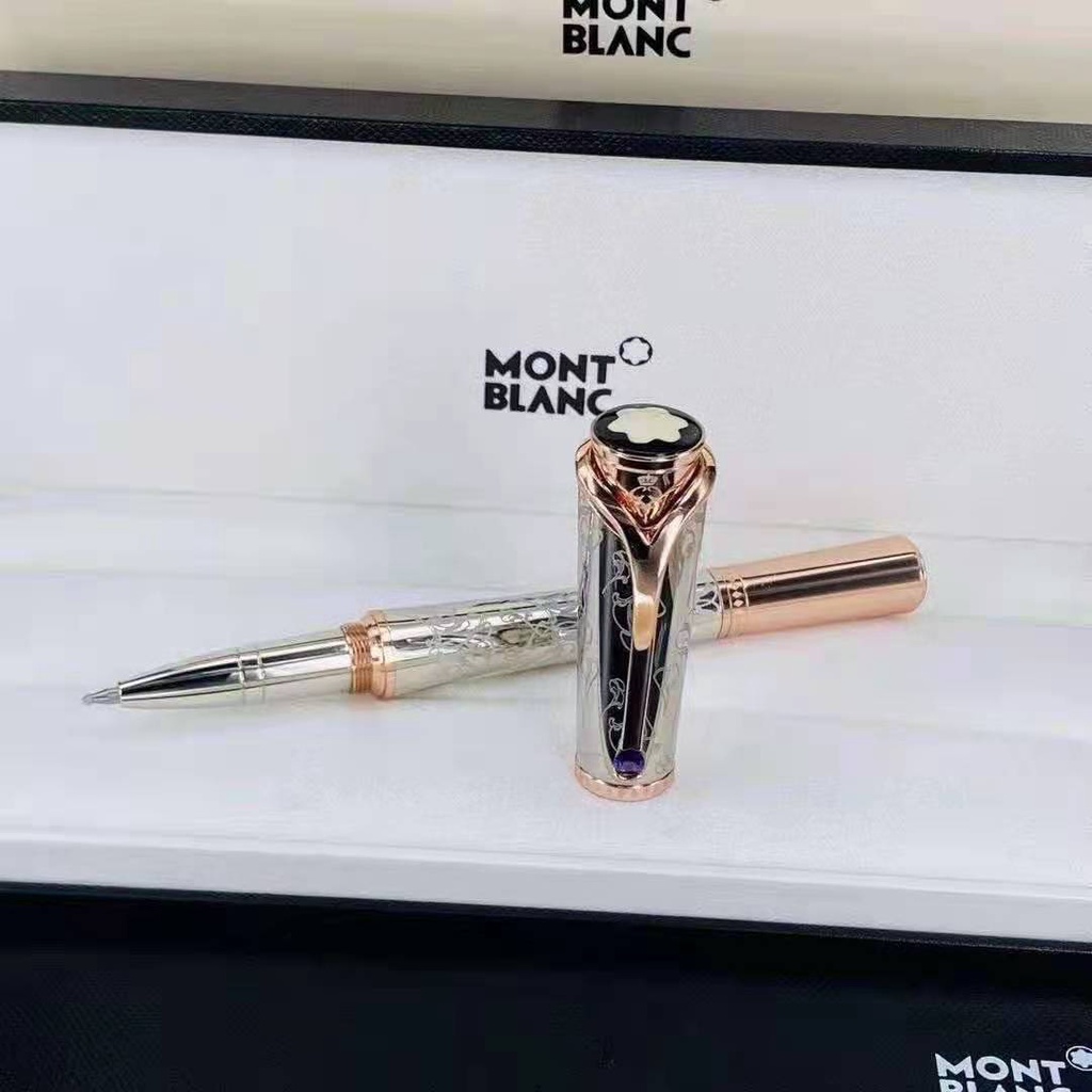 Montc Pen Luxury MB Princess Kelly of Morocco engraved white signature ...